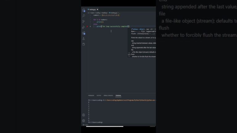 Learn This *AWESOME* For and While Loop Trick!!! in python. 100 subscribers SPECIAL!! #tips # ...