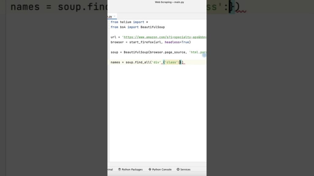 Web Scraping using Helium and Python | Pythonちゃん
