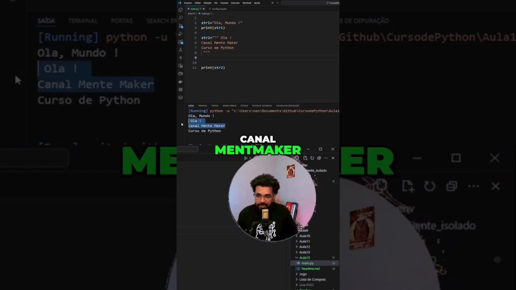 Hora de aprender Python – Aula completa no canal -螺 – #shotrs # ...