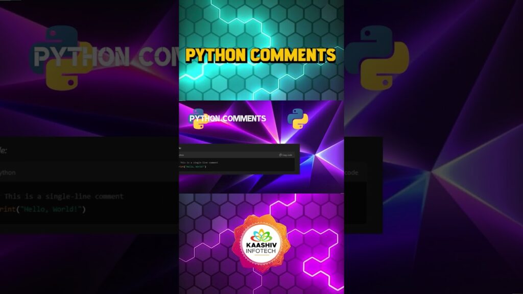 Python Comments – Internship for EIE students – kaashiv infotech google reviews | Pythonちゃん