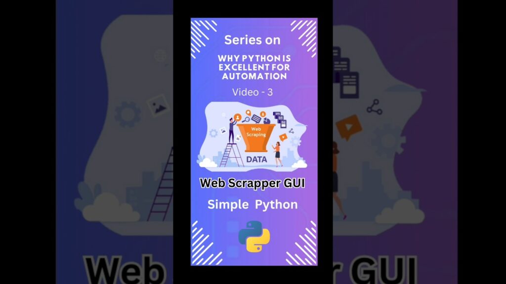 Build a Web Scrapper with Python & GUI in 60 Seconds #python #programming #webscraping | Pythonちゃん