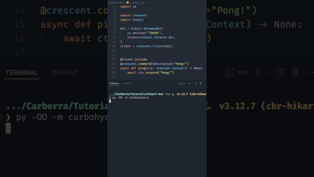THIS Discord bot is SO EASY to make #python #coding #howto | Pythonちゃん