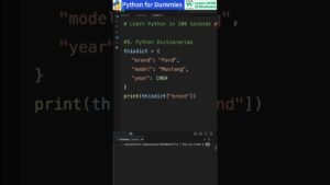 Python for Dummies: 8- Python Dictionary Type #python #pythontutorial #pythonprogramming | Pythonちゃん