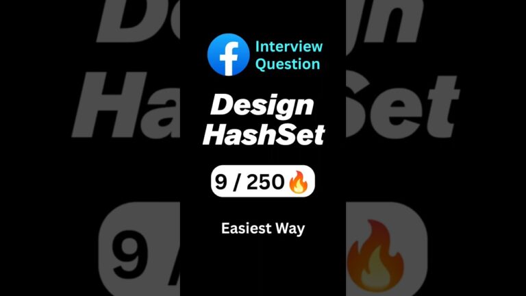Design HashSet Easiest Way| No Buckets, No LinkedLists | Pythonちゃん