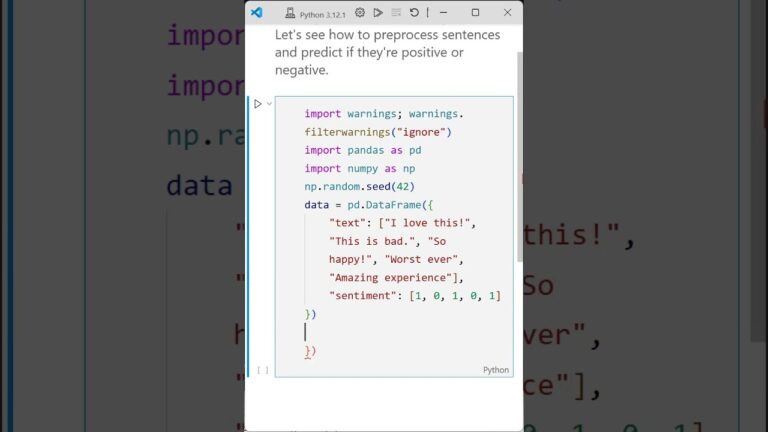 Python Sentiment Analysis using Text Mining #machinelearning | Pythonちゃん