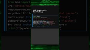 Web Scraping with BeautifulSoup in Python | Pythonちゃん